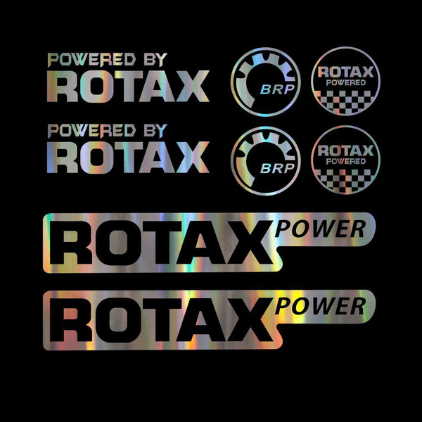 for ROTAX POWERED BOMBARDIER seadoo jetski quad kart stickers decals | Wish