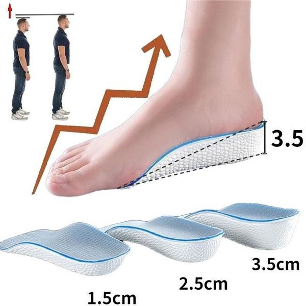 1-2pairs Invisible Heel Lift Inserts, Height Increase Insoles for Leg ...
