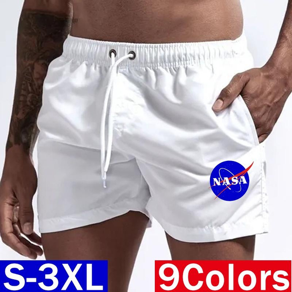 Men's Shorts Swim Shorts Fashion NASA Sport Boxer Shorts Outdoor Shorts ...
