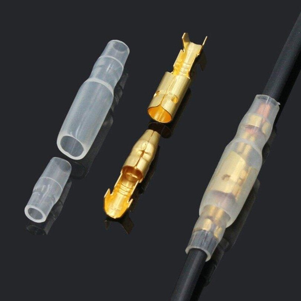 20 Set 4.0mm Male Female Motorcycle Connector Socket Classic TerminalS ...