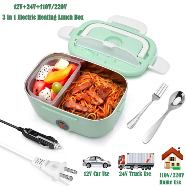3 in 1 Electric Lunch Box ,Portable 50W Electric Lunch Box Food Heater ...