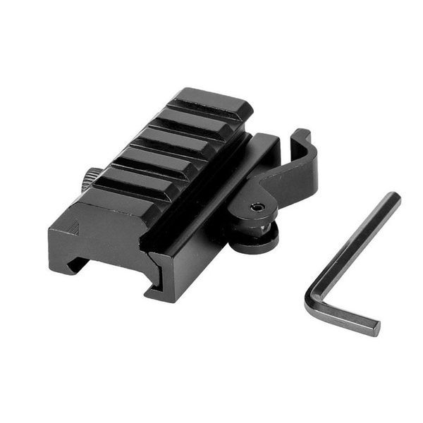 Tactical Quick Release 20mm Picatinny Weaver Rail Mount Adapter ...