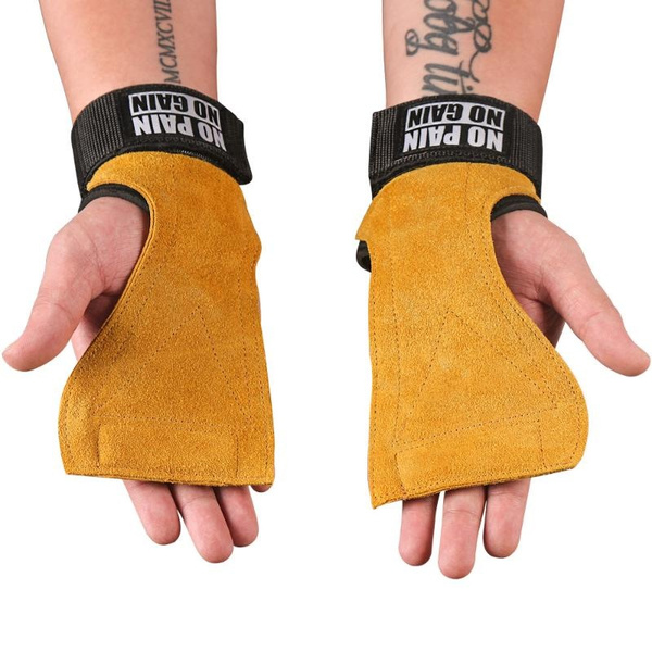 Gloves for Calisthenics Equipment, Pull Up Grips, Hand grips, Leather ...