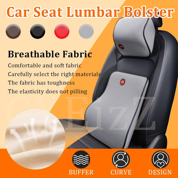 Car Seat Lumbar Bolster 3D Surround Car Seat Waist Cushion Back Rest ... Car Seat Lumbar Bolster 3D Surround Car Seat Waist Cushion Back Rest ...