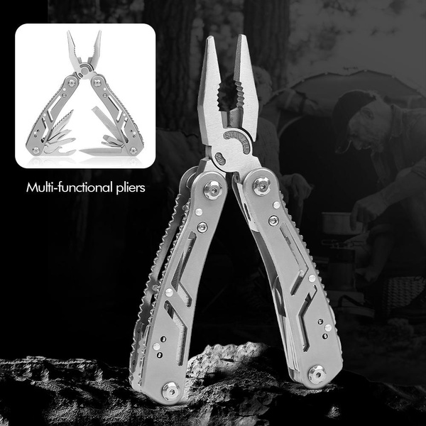 TURWHO Professional Folding Multifunctional Pliers, Outdoor Screwdriver ...