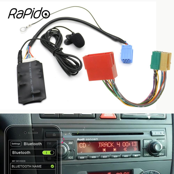 Car Bluetooth 5 0 AUX Handsfree 8 Pin Adapter A2DP Music Audio Input Car Bluetooth 5 0 AUX Handsfree 8 Pin Adapter A2DP Music Audio Input