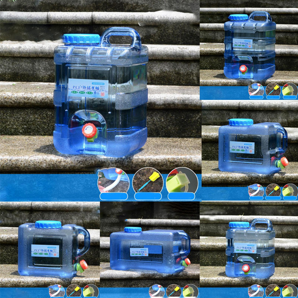 PC Pure Water Bucket Water Storage Container WaterTank Outdoor Large ...