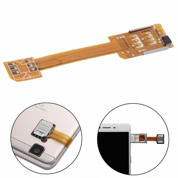 SIM Card Extender Male To Female SIM Card Extension Adapter Soft Flat ...