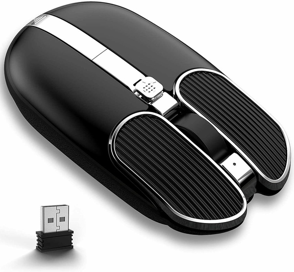 Smooth touch Mouse Wireless USB Noiseless Click for PCMac Laptop ...