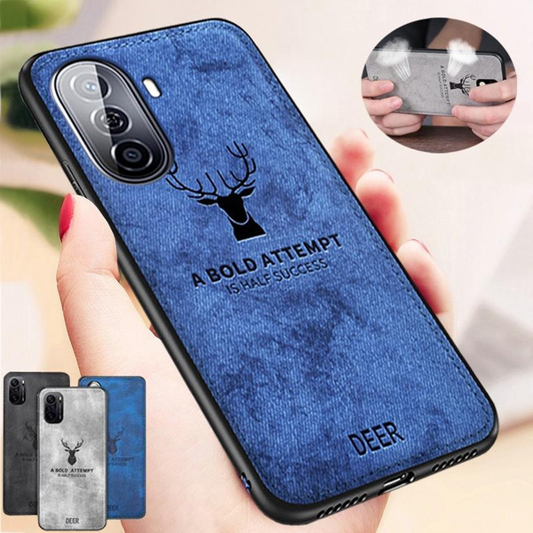 Antlers Pattern Shockproof Sweatproof Cloth Phone Case for Huawei Nova 11i Nova 10 Se Nova 9 Se ...
