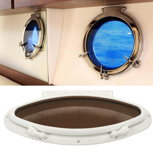 Marine Portlight Window Internal Opening Waterproof Oval Shape Boat ...