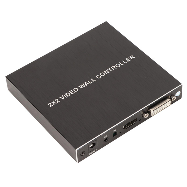 DVI TV Wall Video Controller, 4 Channel 100‑240V Remote Control ...