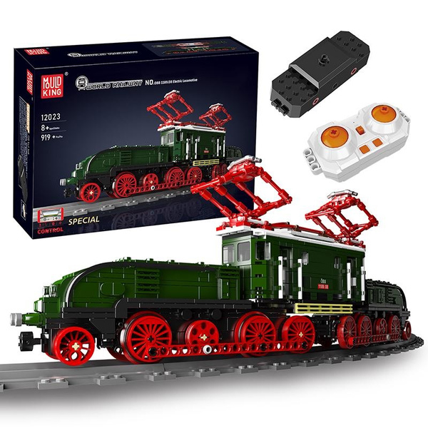 MOULD KING 12023 Technical OBB Electric Locomotive Building Blocks RC ...