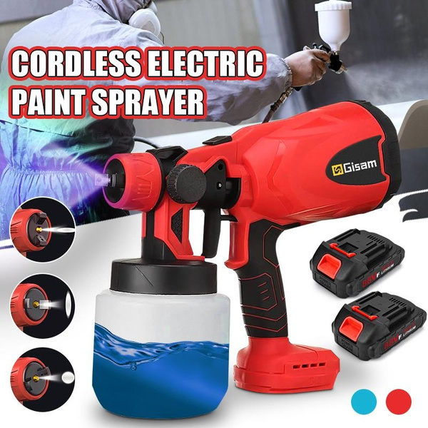 Cordless Paint Sprayer Electric Spray Gun Craft Painting Tool Home ...