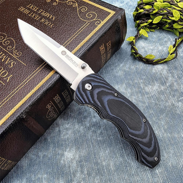 Boker Hunting EDC Jackknife Sharp 7Cr13Mov Blade Mikata Handle Tactical ...
