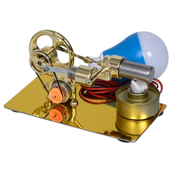 Small steam engine stirling generator physics experiment teaching ...