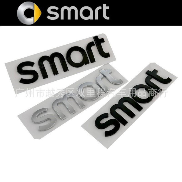 Car Sticker 3D Letter Decals Styling for Mercedes Benz Smart 450 451 ...