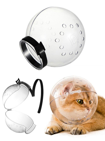 Cat Transparent Mask Breathable Hood Adjustable Kitten Astronaut Helmet ...