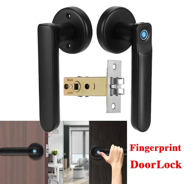 Fingerprint Door Lock, Smart Door Handle Lock Biometric Fingerprint ...