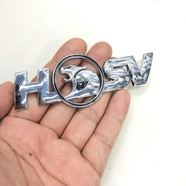 Holden HSV 3D Badge Emblem Sticker Chrome Lion Flag Commodore Wagon ...