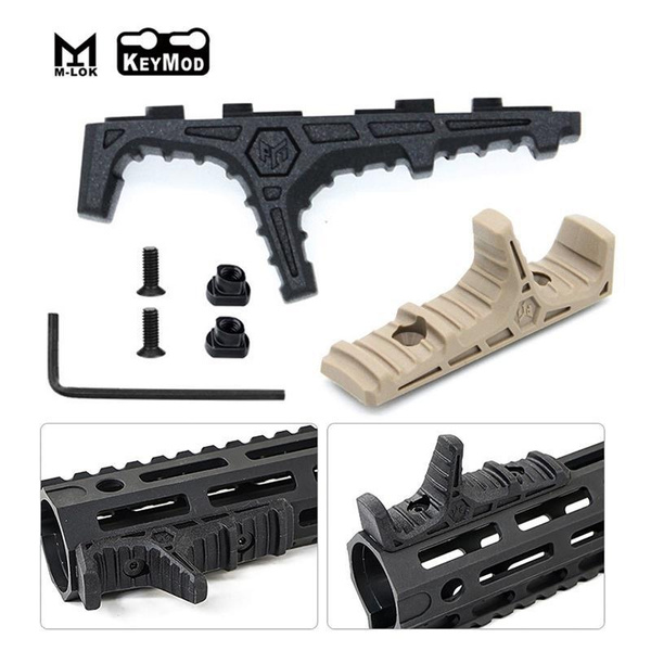 Tactical Keymod/MLOK Fish Bone Hand Stopper Airsoft Front Grip Triangle ...