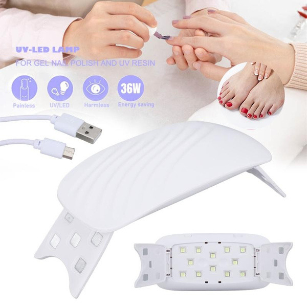 DIYcraft UV LED Curing Lamp , UV LED Nail Dryer Mini Gel Nail Lamp ...