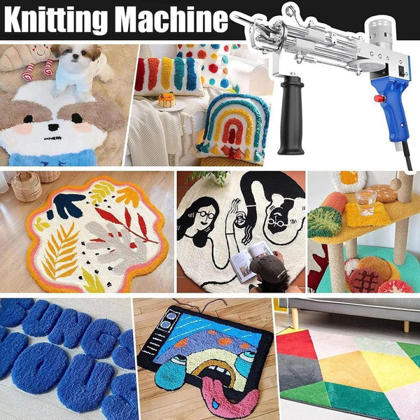 Upgrade 2 In 1 Tufting Gun Both Cut and Loop Pile Electric Carpet Hand ...