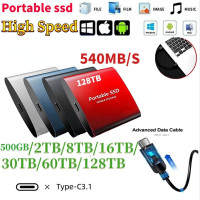 Portable External Hard Drive SSD USB3.0 500GB//2TB/4TB/8TB/16TB/30TB ...