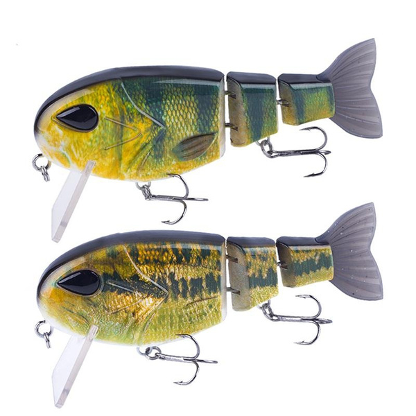Multi-node Float Luya Simulation Bait 12cm 49.4g Soft Tail Water Stop ...
