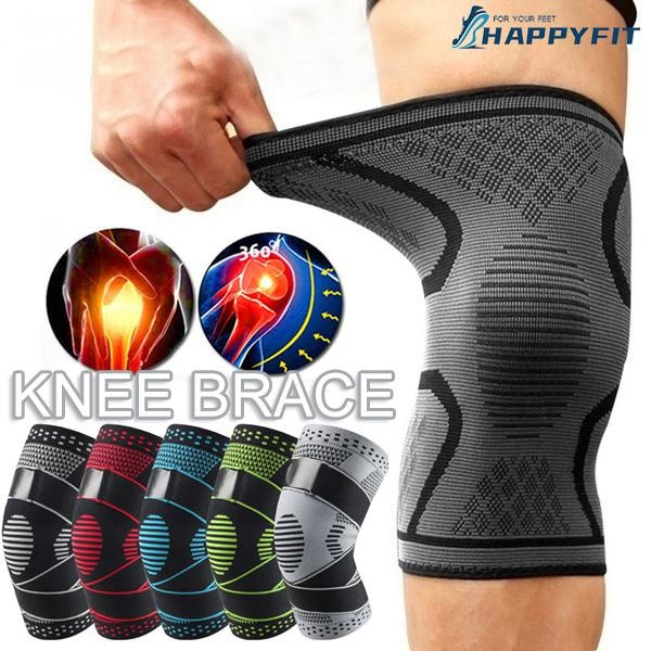 HAPPYFIT Professional Knee Pads Braces Sports Support Kneepad Men Women ...
