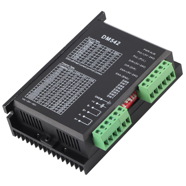Steeper Motor Driver, 57/86 Series DM542 Digital Stepper Motor Driver ...