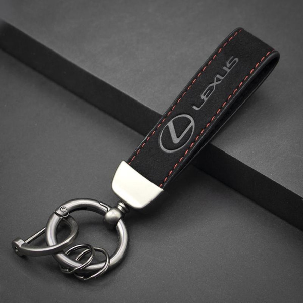 Car Alcantara Key Chain Metal Alloy Key Holder Key Rings for Lexus ...
