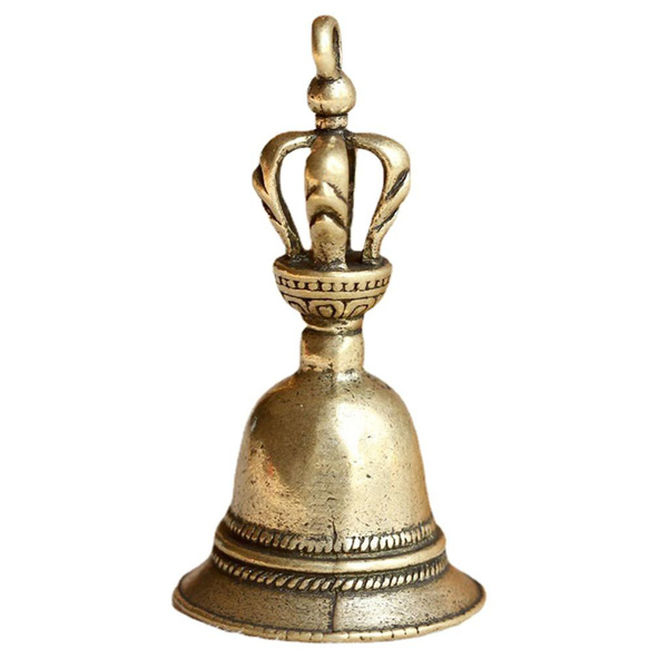 Brass Handicraft Bell Metal Call Bells Alarm Hand Held Service Call ...