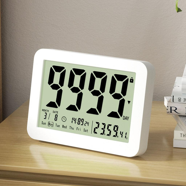 Large Screen Electronic Countdown Digital Timers 9999 Days Count Down Clock Classroom Timer