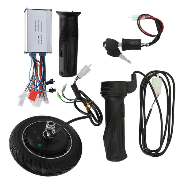 24V 350W Electric Bike Conversion Kit Metal Wheel Brushless Hub Motor ...