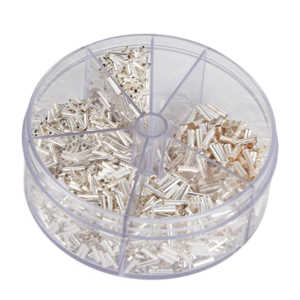 1900Pcs Non Insulated Butt Connector Terminals Splice Electrical Wire ...