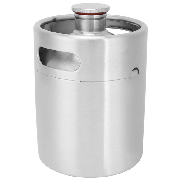 Portable Beer Keg 2L Mini Stainless Steel Beer Barrel Beer Growler For ...