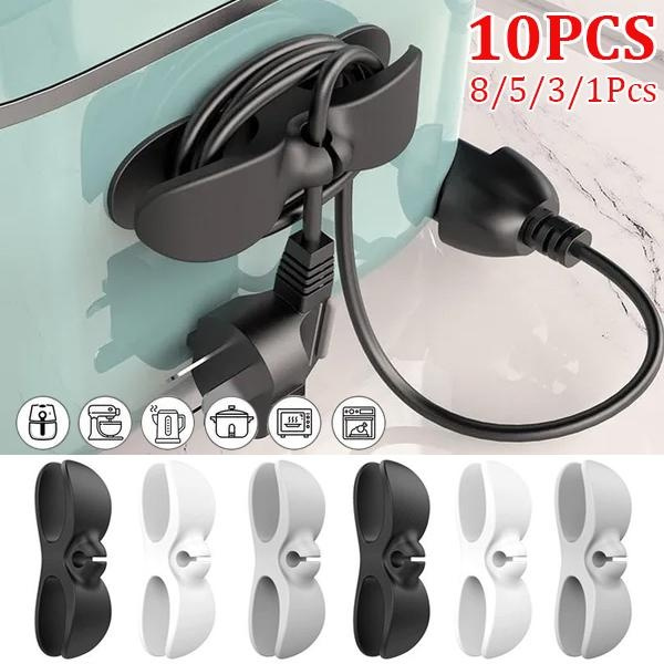 1/3/5/8/10Pcs Pack Silicone Cord Winder Holder Clip Kitchen Organizer ...