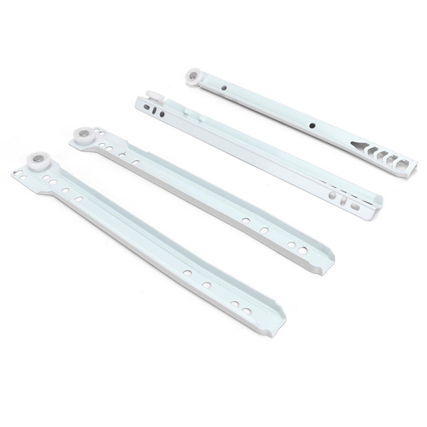Drawer Slide Kit Cold Rolled Steel Cabinet Track Rail Soft Close Drawer ...