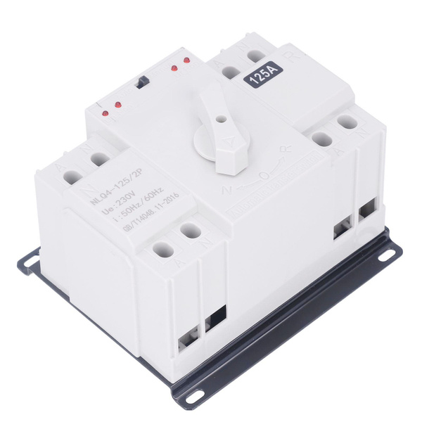 AC 230V Dual Power Automatic Transfer Switch Electrical Selector Switch ...