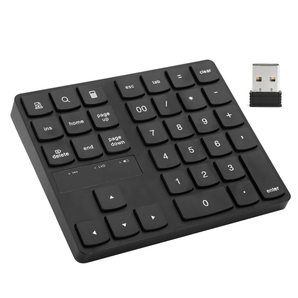 Mini Numeric Keypad,Portable 35 Keys 2.4G Wireless Ultra-slim Computer ... Mini Numeric Keypad,Portable 35 Keys 2.4G Wireless Ultra-slim Computer ...