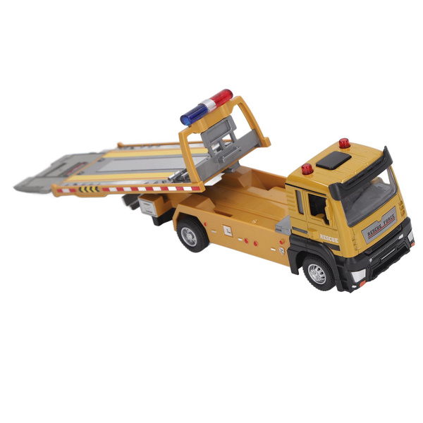 1/32 Flatbed Trailer Model Alloy Vibrant Color Flatbed Truck Toy with ...