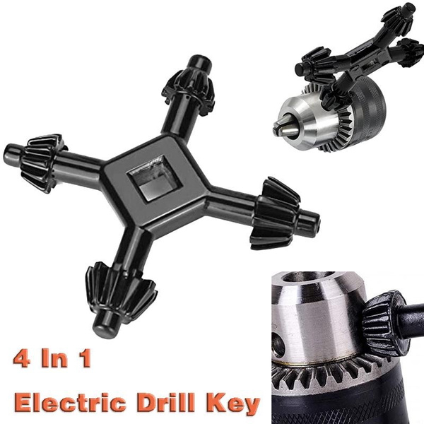 Drill Chuck Key 4 In 1 Electric Drill Key Multifunctional Drill Wrench ...
