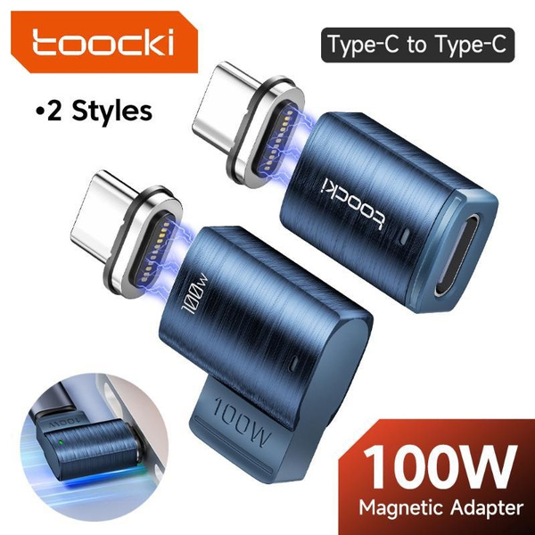 Toocki 100W Type-C to Type-C Magnetic Adapter PD3.0 Fast Charging ...