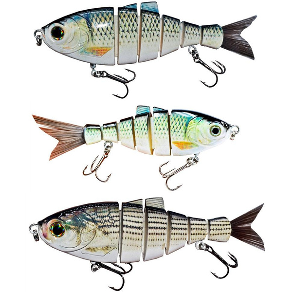 Fishing Lure Bait for Muskie Pike Bass Catfish Swimbait Fishhook ...