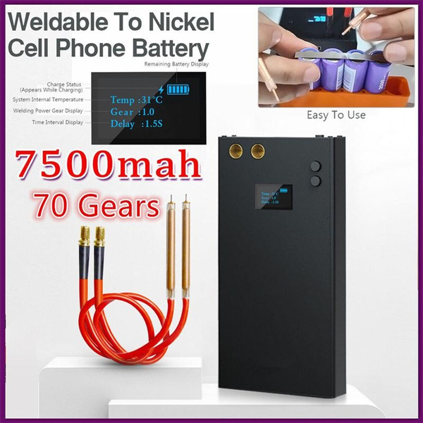 Portable Mini Spot Welder with Welding Pens LCD Screen 70 Gears ...