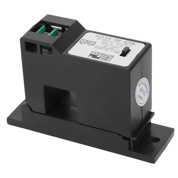 AC Current Transmitter 0-50A AC DC Conversion Current Transformer 4 ...