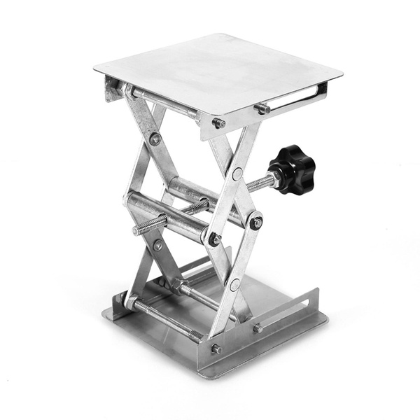 100X100mm Stainless Steel Lifting Platform Stand Rack Scissor -Lift ...
