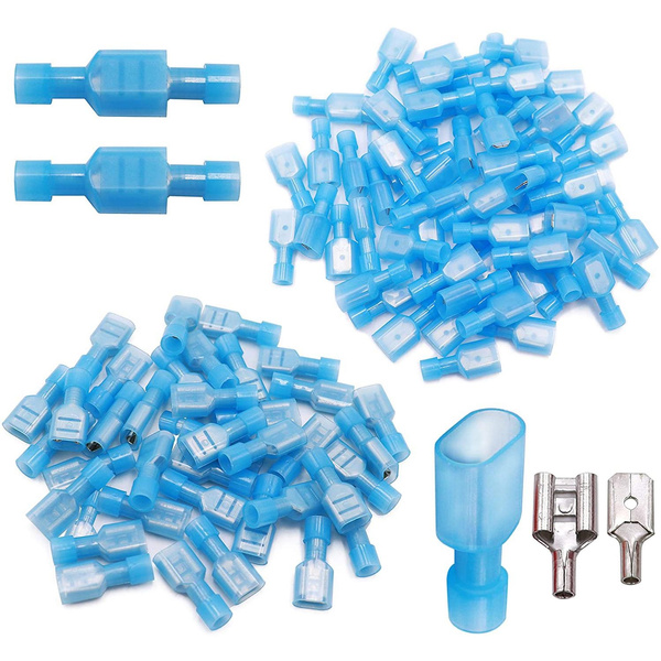 20PCS Male/Female Quick Disconnects Spade Wire Crimp Terminal ...