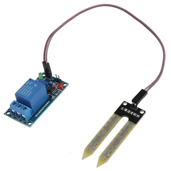 Soil Moisture Sensor Detection Relay Control Module Automatic Watering ... Soil Moisture Sensor Detection Relay Control Module Automatic Watering ...